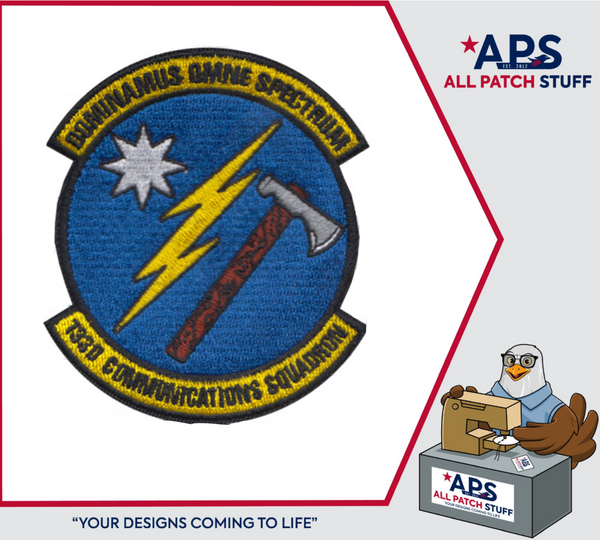 133d Communications Squadron - Colored – ALL Patch Stuff