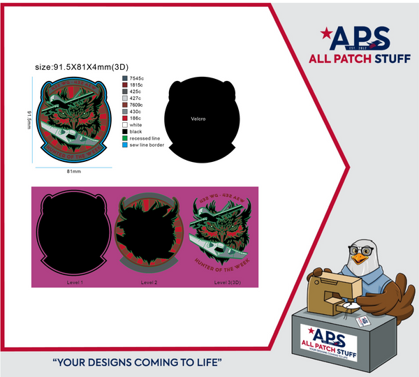 Hunter of the Week Colored – ALL Patch Stuff