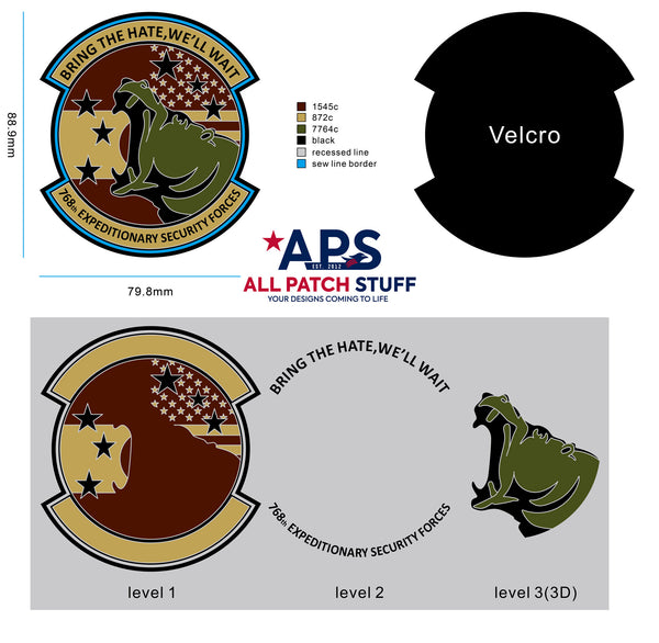 768th Expeditionary Security Forces Squadron – ALL Patch Stuff