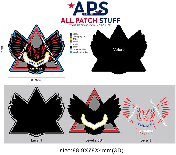 432d Wing – ALL Patch Stuff