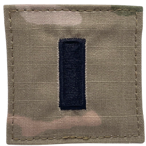 Air Force 3 Color OCP Rank with hook - First Lieutenant (1LT/02) - 2 p – ALL Patch Stuff