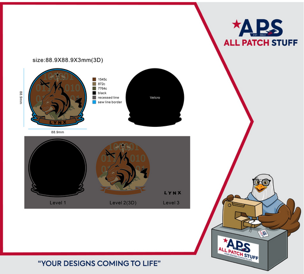 LYNX Morale PVC Patch – ALL Patch Stuff