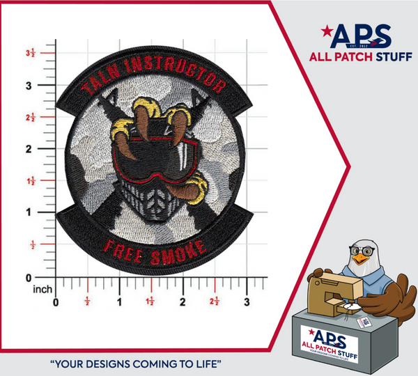 TALN Instructor - Free Smoke Colored Patch – ALL Patch Stuff