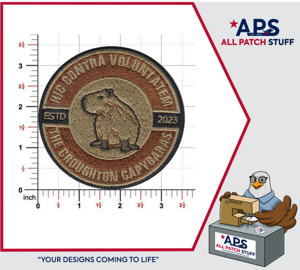 The Croughton Capybaras – ALL Patch Stuff