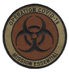 Mission Essential OCP Operation COVID-19 Patch - Brown – ALL Patch Stuff