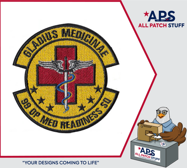 99 Op Med Readiness Sq - Colored – ALL Patch Stuff