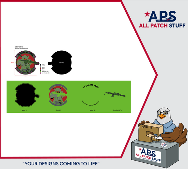 99th Combat Arms PVC Patch – ALL Patch Stuff
