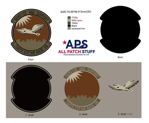 768th Exp Air Base Squadron - OCP – ALL Patch Stuff