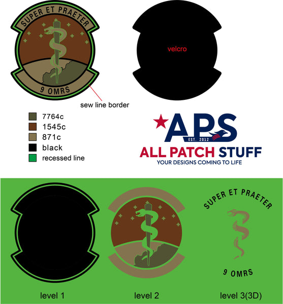 9th Operational Medical Readiness Squadron – ALL Patch Stuff