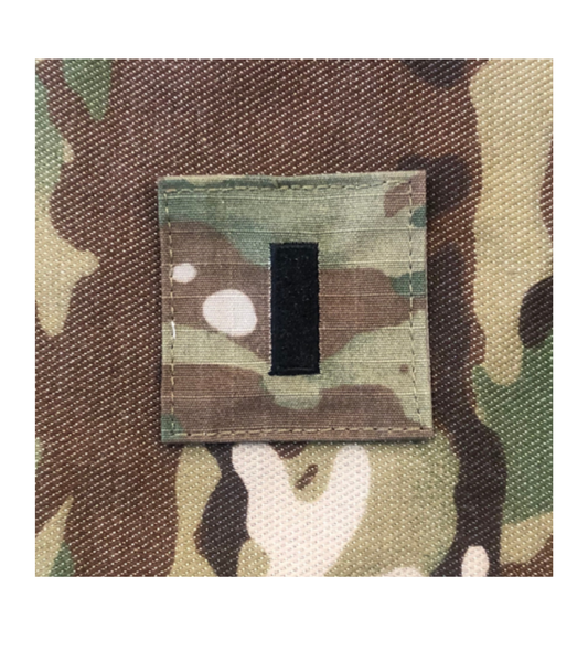 Air Force 7 Color OCP Rank with hook - First Lieutenant (1LT/02) - 2 p ...