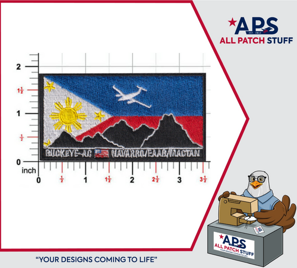 Buckeye Philippines Embroidered patch – ALL Patch Stuff