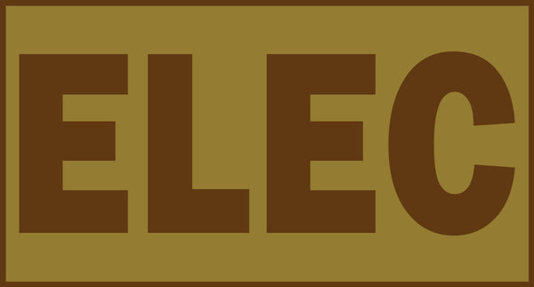 Electrical Systems (3E0X1) ELEC Shoulder Identifier Multicam OCP Patch ...