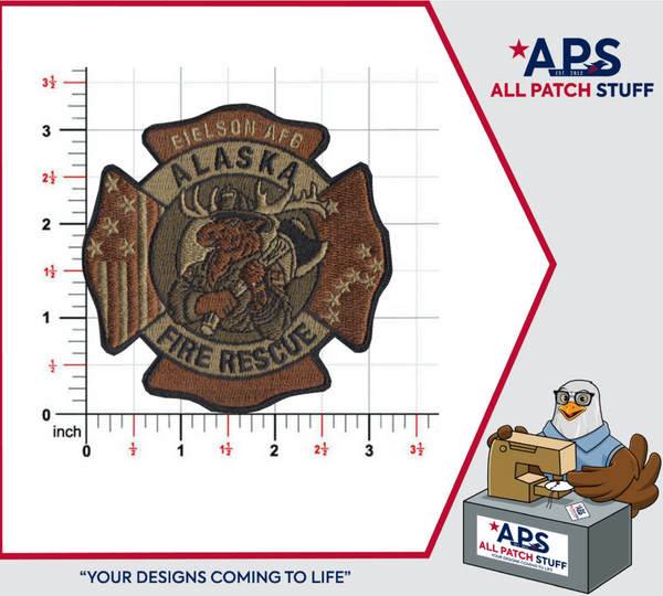 Eielson AFB Fire Morale Patch – ALL Patch Stuff
