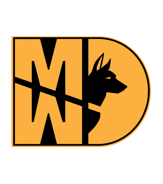 31 Kilo / 31K Army MP K-9 / K9 MWD Sticker - Gold Letters – ALL Patch Stuff