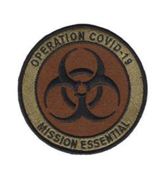 Mission Essential OCP Operation COVID-19 Patch - Brown – ALL Patch Stuff