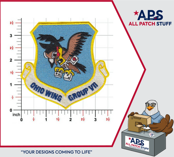 OHIO Wing Group VII Colored Patch – ALL Patch Stuff