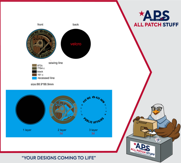 432 WG PA Morale Patch – ALL Patch Stuff