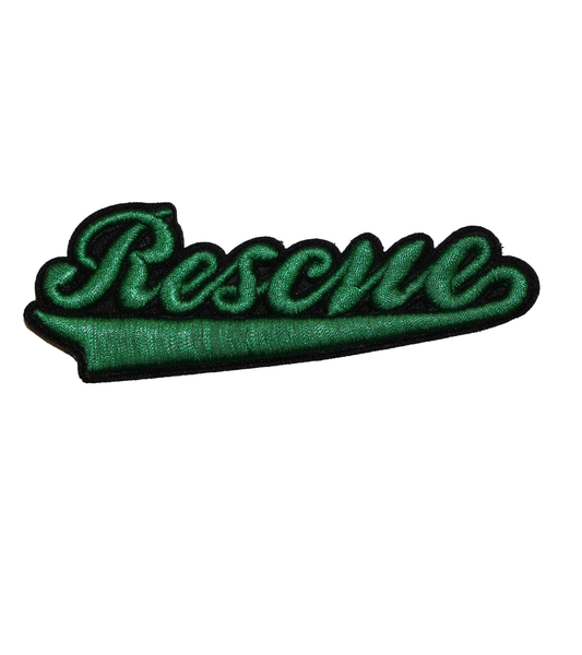 Rescue Word Green Patch – ALL Patch Stuff