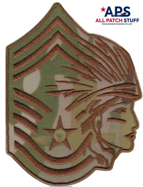 USAF Chief Master Sgt (CMSgt) - Female OCP Patch – ALL Patch Stuff