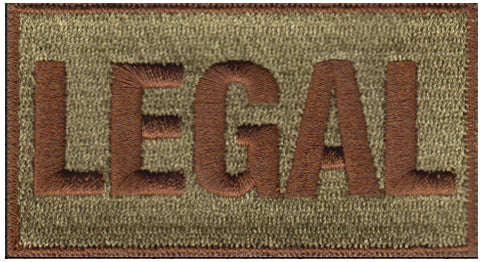 USAF Legal (LEGAL) Shoulder Identifier Multicam/OCP Patch - 2 Pack ...