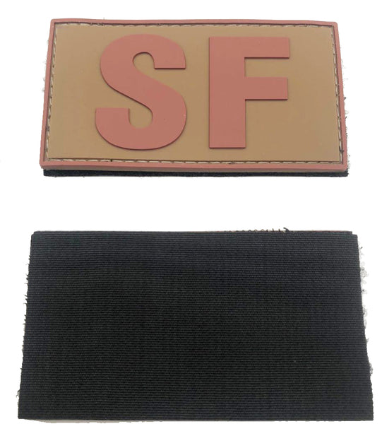 Security Forces SF Shoulder Patch - Brown PVC Patch – ALL Patch Stuff